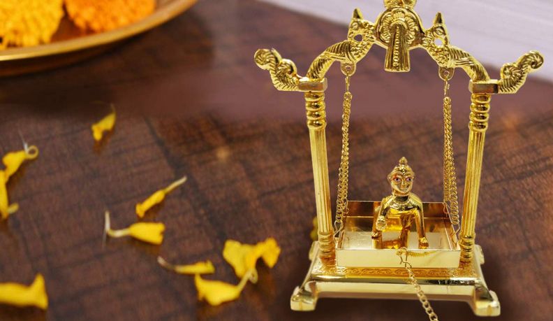 Lord Krishna on the Swing: Symbolism and Significance– CraftVatika